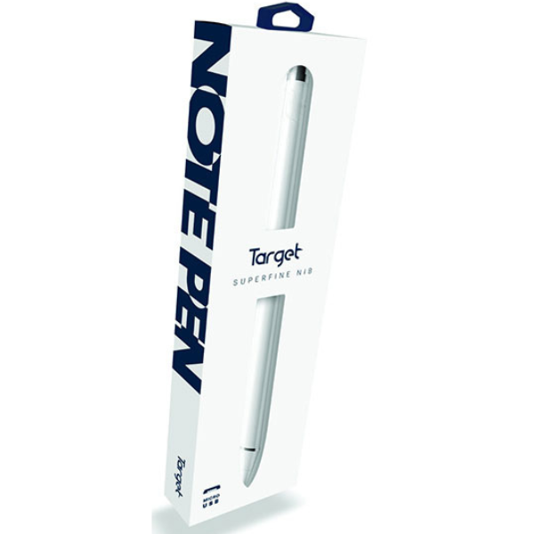 Target Note Pen עט טאץ׳ איכותי ומדויק במיוחד לאייפד וסמארטפון צבע לבן ...